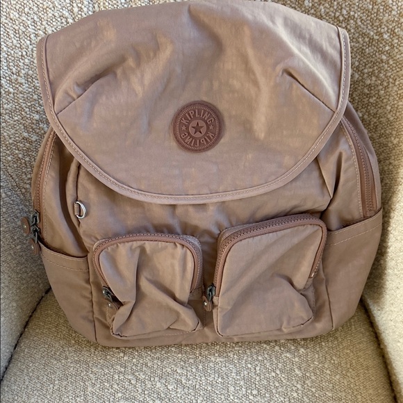 Kipling | Bags | Kipling Fiona Dusty Taupe Backpack Nwt | Poshmark